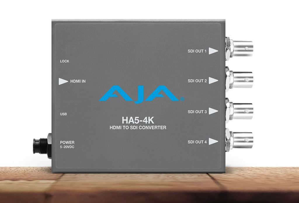 AJA HA5-4K HDMI to 4K 3G-SDI - PAKOTEK CO.,LTD