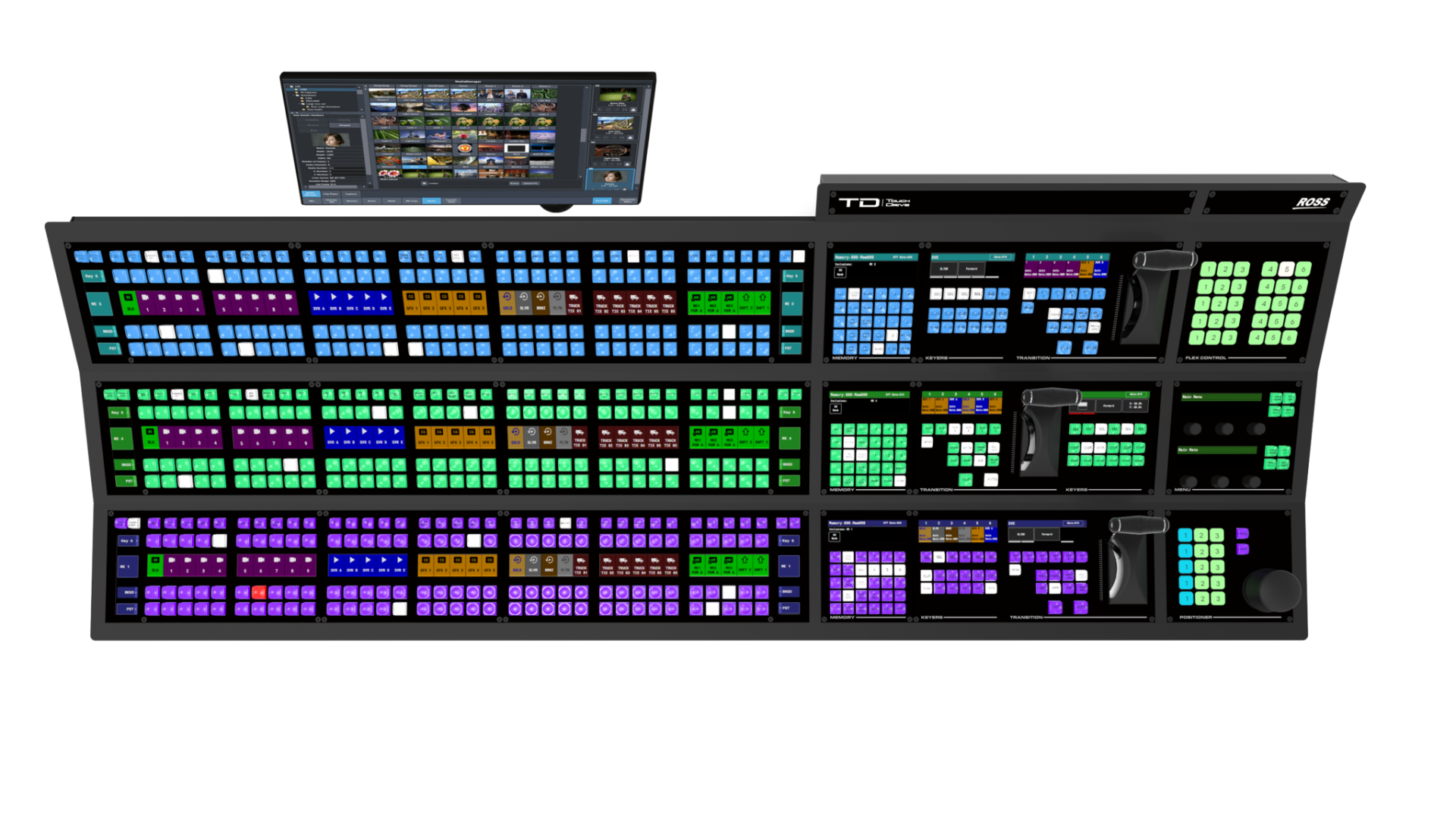 Ross Video TouchDrive™ TD3 Control Panel - PAKOTEK CO.,LTD