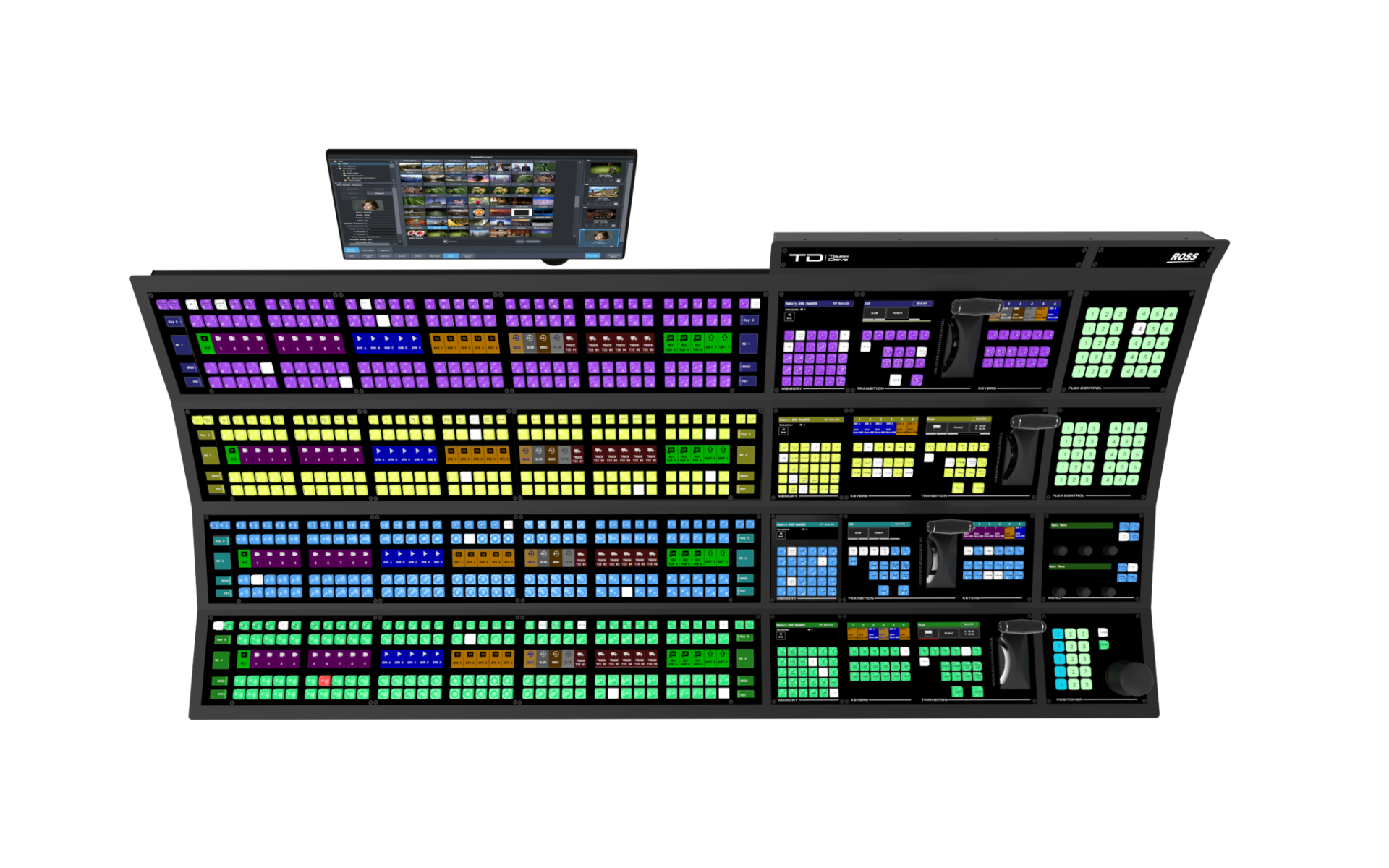 Ross Video TouchDrive™ TD4 Control Panel - PAKOTEK CO.,LTD
